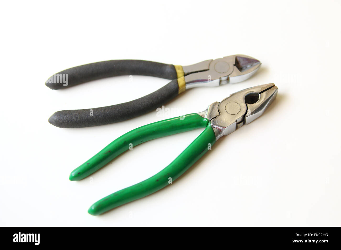 Mechanic tools set isolated on white background Stock Photo - Alamy