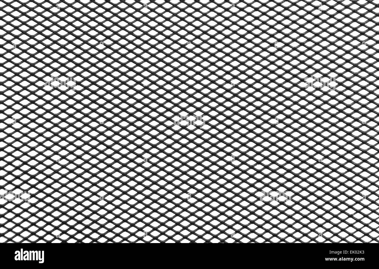 diamond metallic grill background isolated over white Stock Photo - Alamy