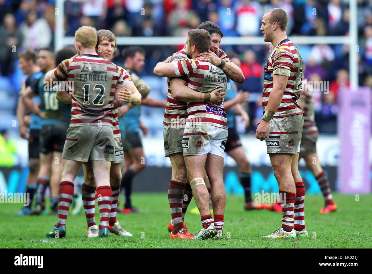 Wigan rugby players hi-res stock photography and images - Alamy
