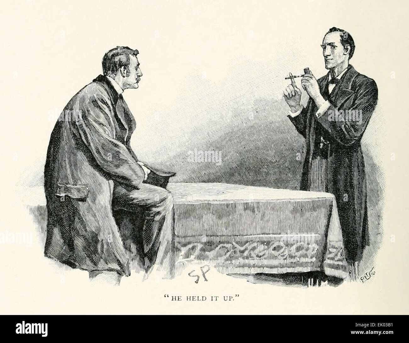 "He held it up", said Holmes - from 'The Adventure of the Yellow Face ...