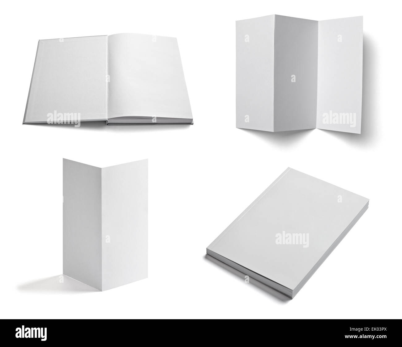 book leaflet template Stock Photo - Alamy