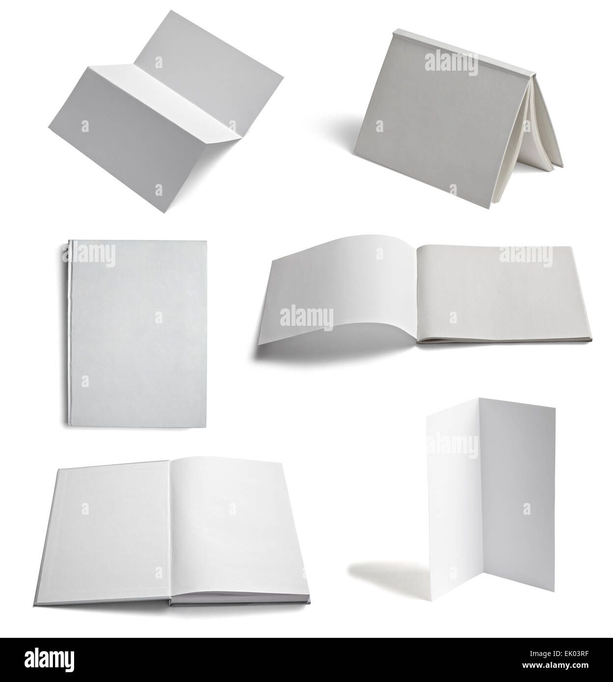 book leaflet template Stock Photo - Alamy