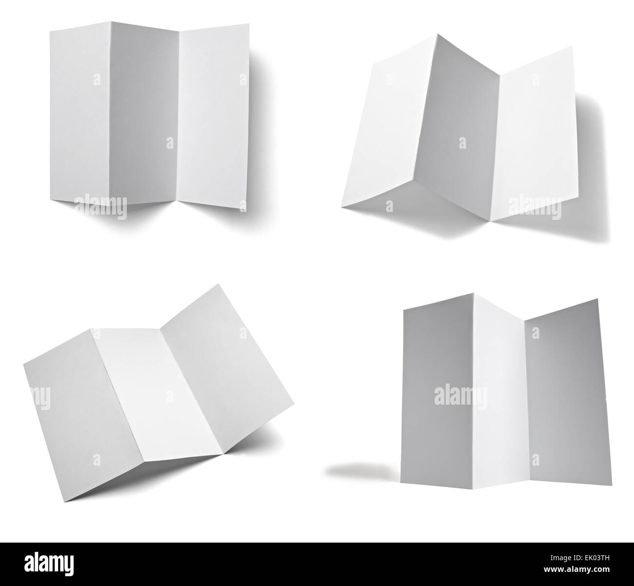 white leaflet and book template Stock Photo - Alamy