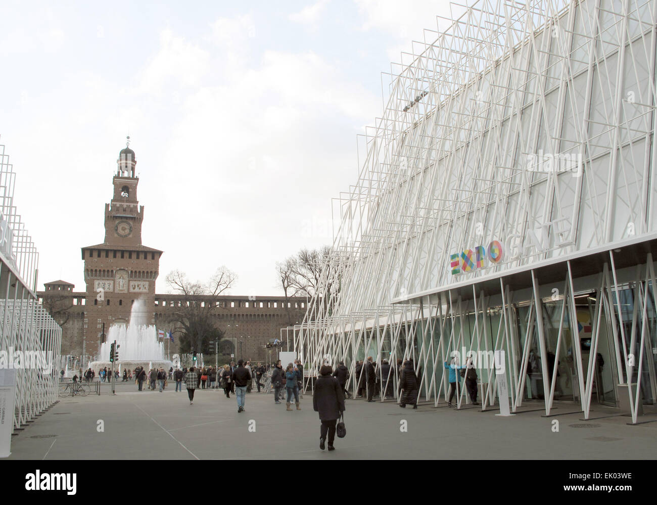 Milan, Italy. 13th Mar, 2015. Expo Gate in Milan, Italy, 13 March 2015 ...