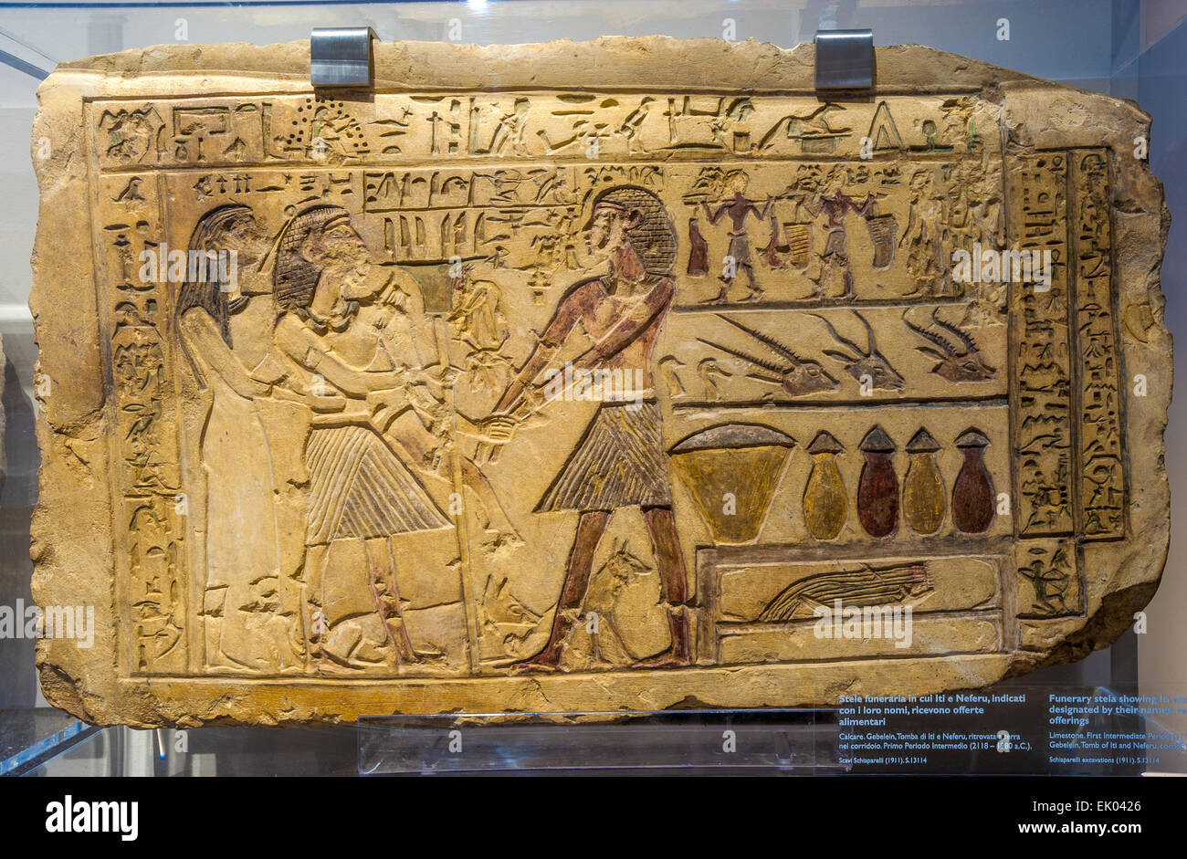 Italy Piedmont Turin Egyptian Museum new staging - Room 3 -Funerary ...