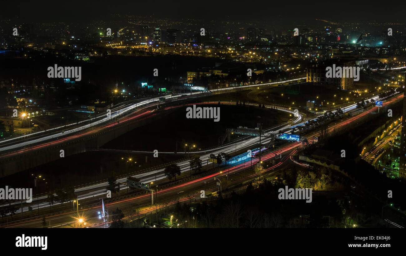 Tehran night view hi-res stock photography and images - Alamy