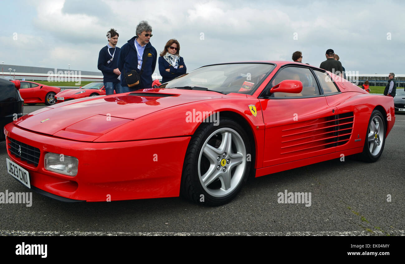 Red Ferrari 512 TR Stock Photo - Alamy