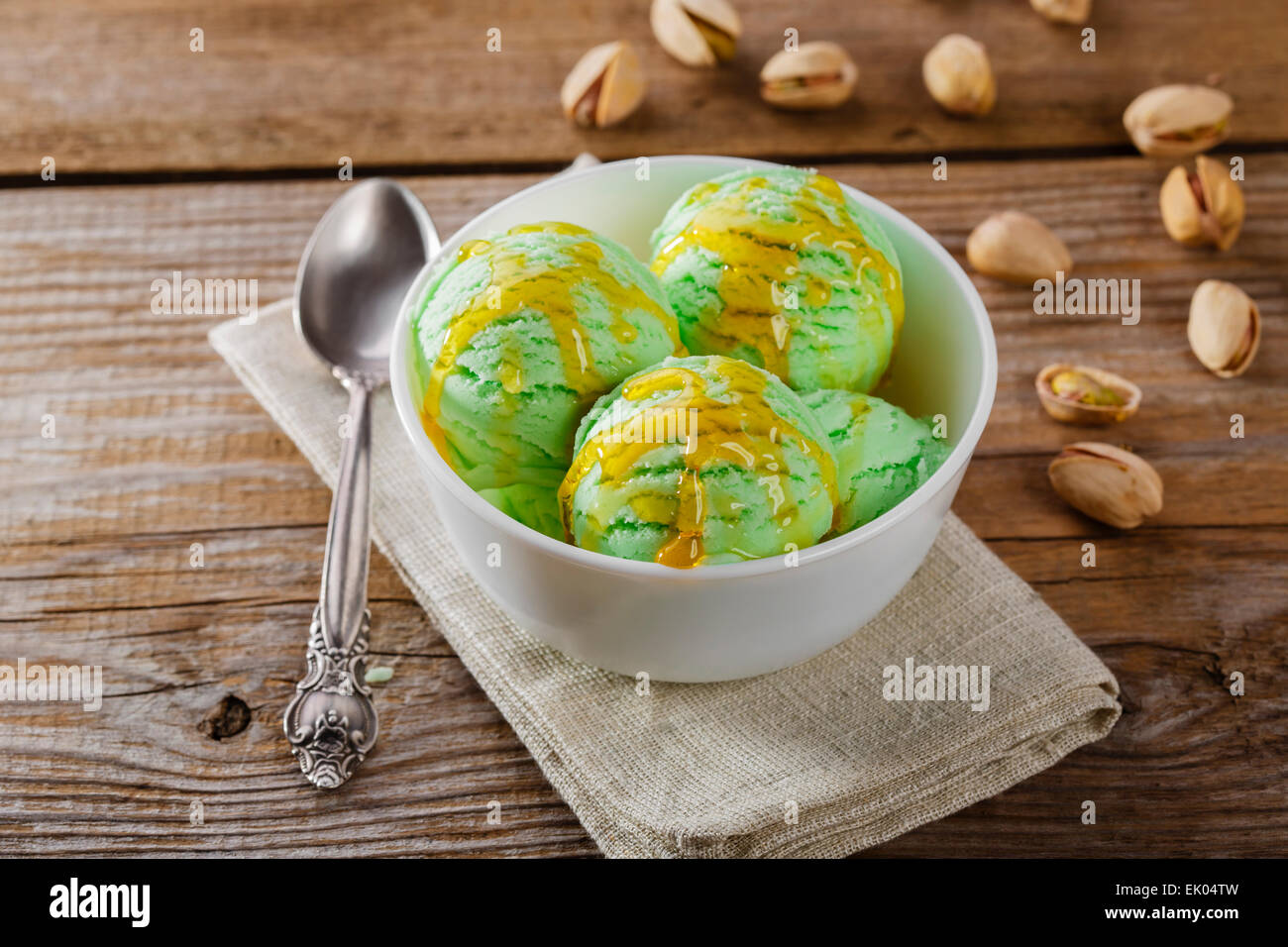 Ice cream syrup hi-res stock photography and images - Alamy