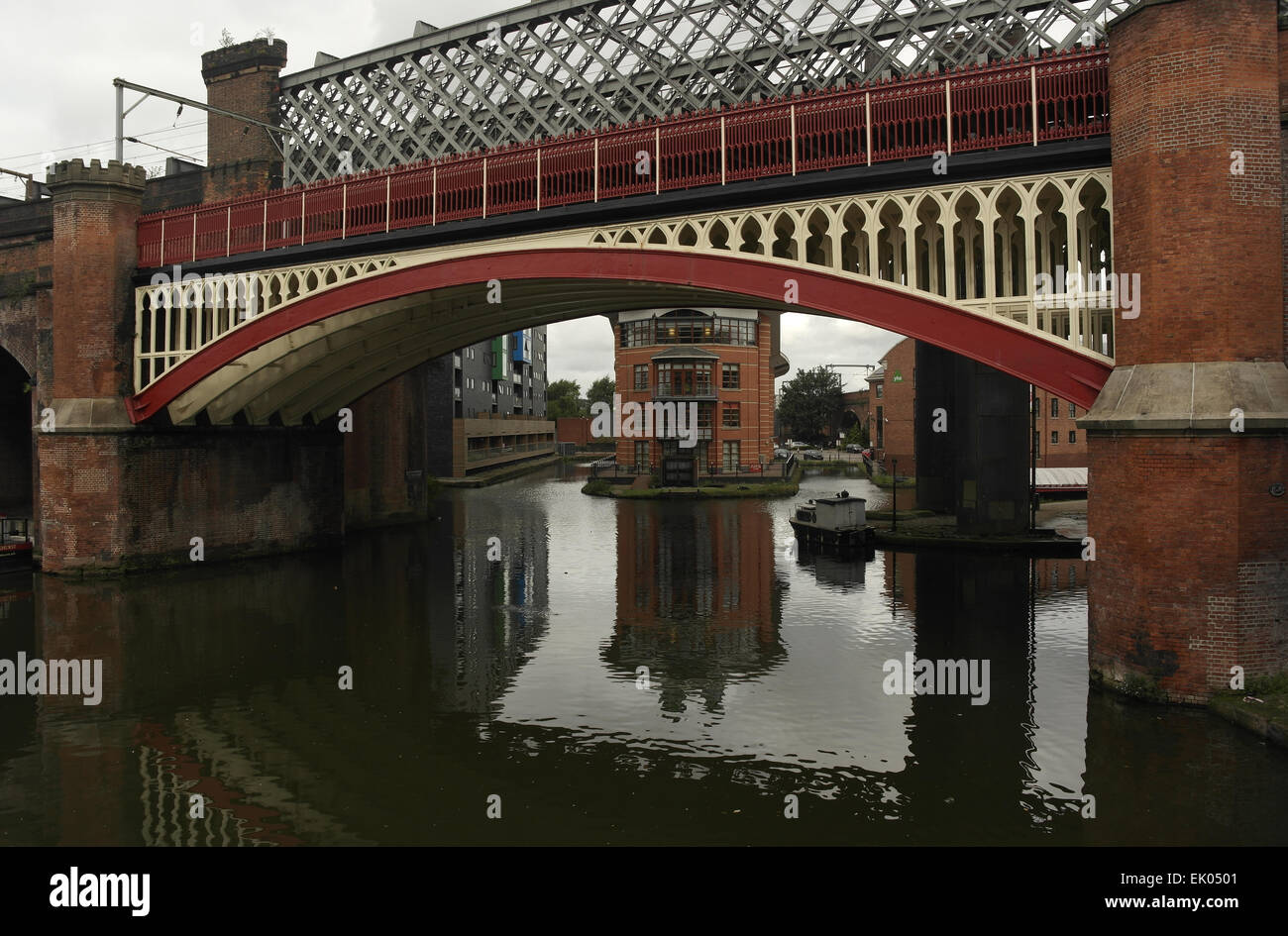 Cornbrook viaduct manchester castlefield hi-res stock photography and ...