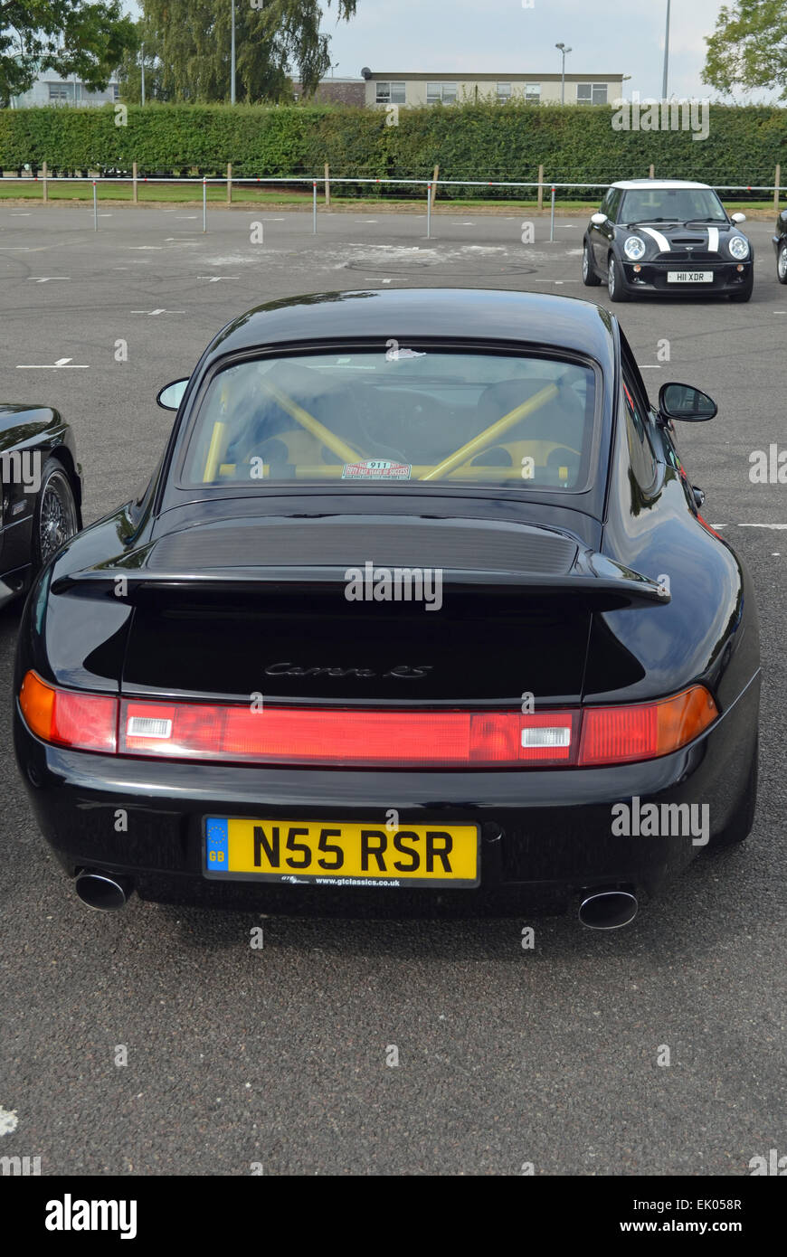 Rear of Black Porsche 993 911 RS Stock Photo - Alamy