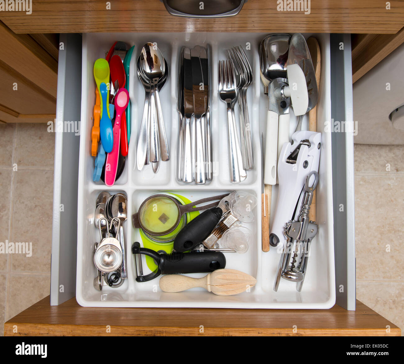 Cutlery spoons forks knives hi-res stock photography and images - Alamy