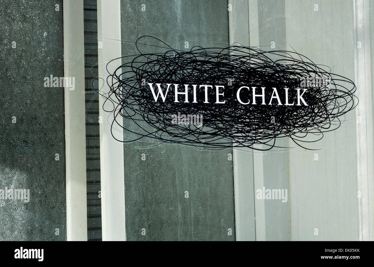 Window of White Chalk men's boutique in Nolita in New York City Stock ...