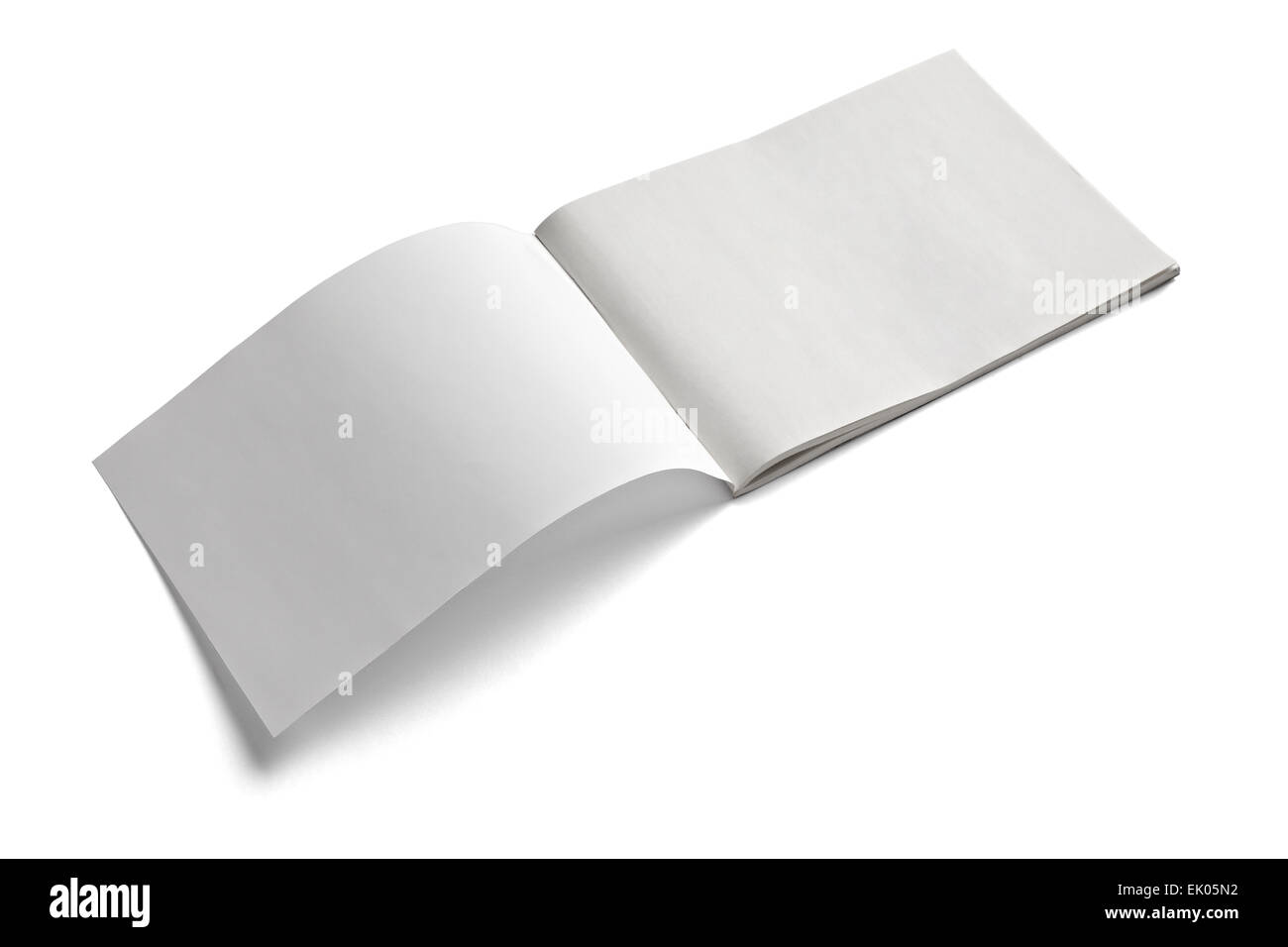 white leaflet and book template Stock Photo - Alamy