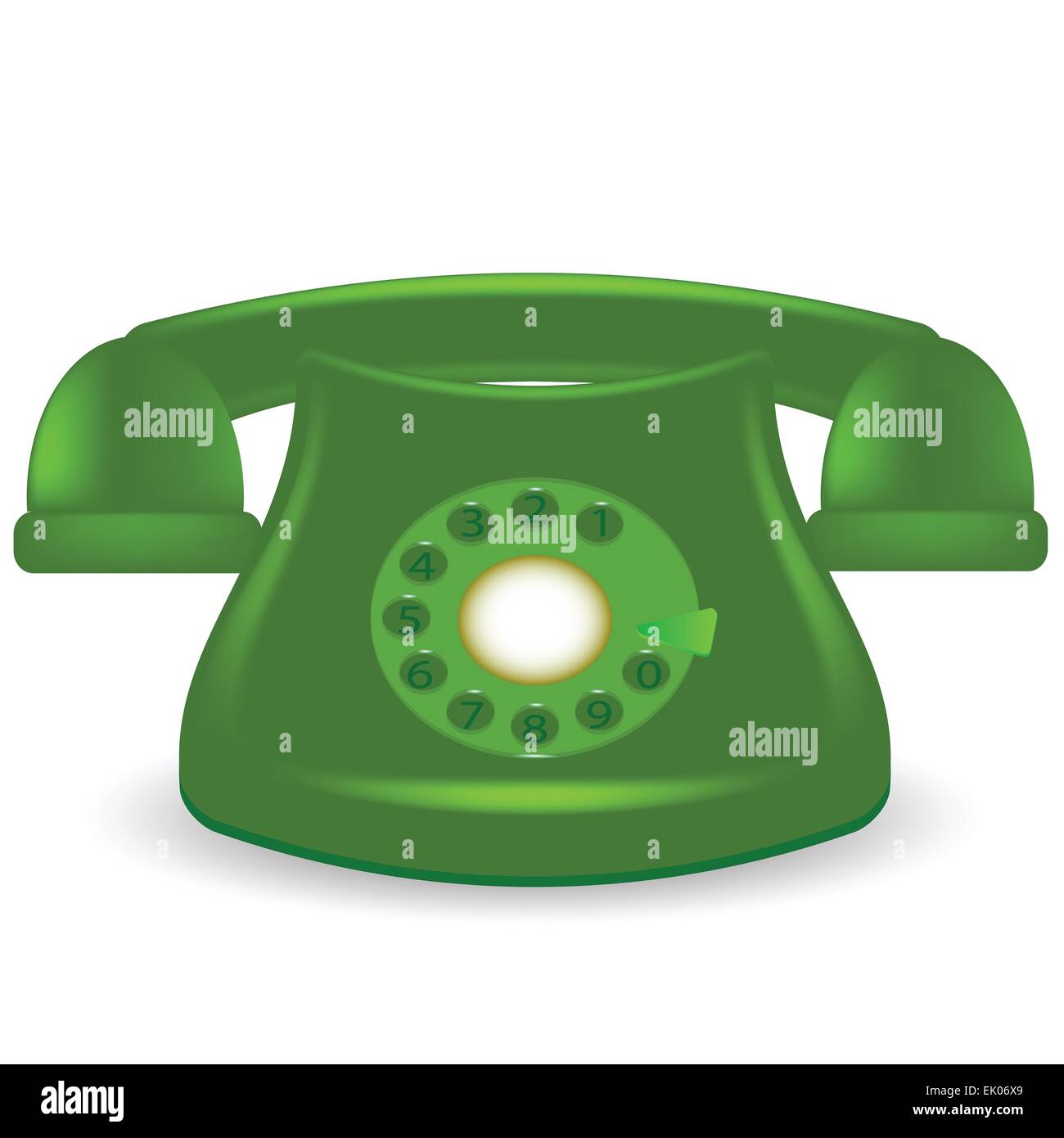 old green phone Stock Photo - Alamy