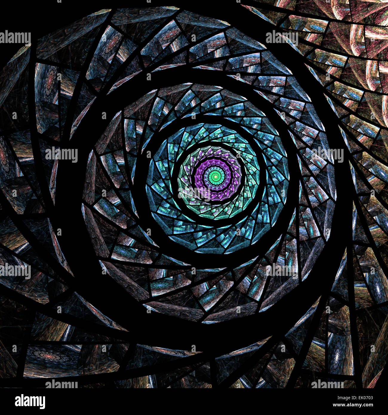 Fractal spiral hi-res stock photography and images - Alamy