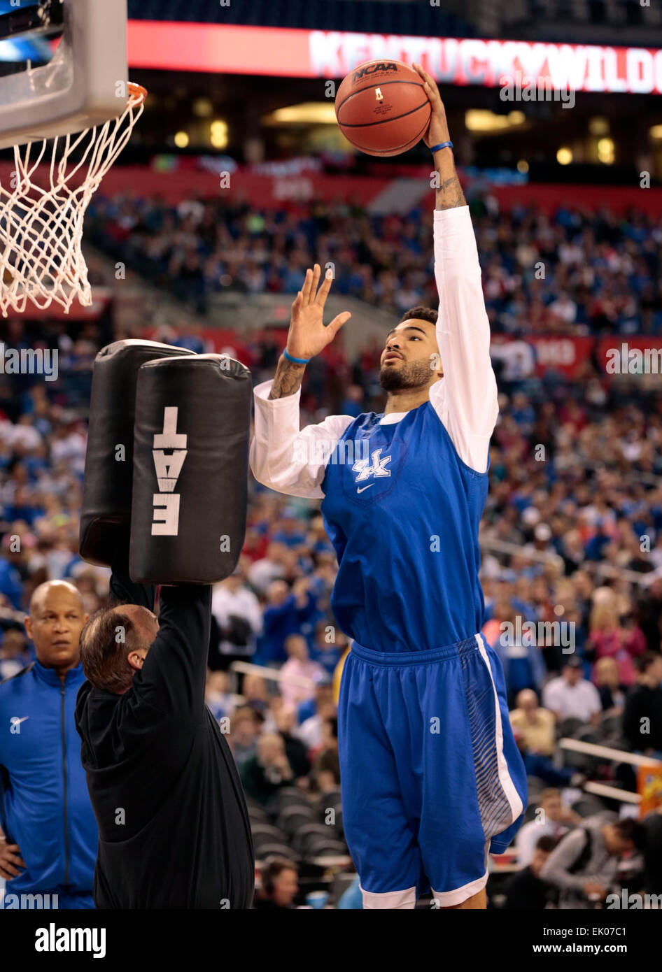Indianapolis, IN, USA. 3rd Apr, 2015. Kentucky Wildcats forward Willie ...