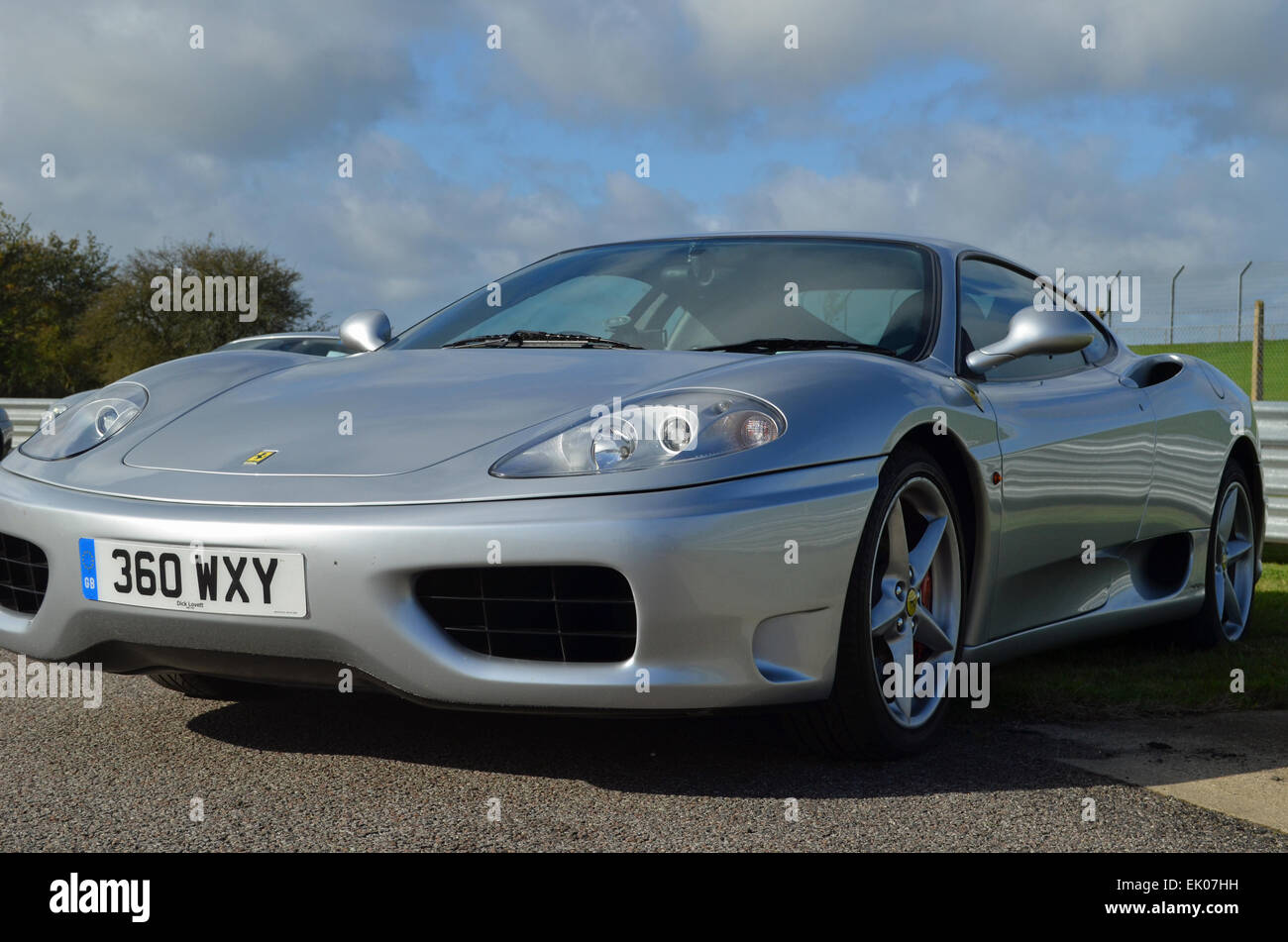 Silver ferrari hi-res stock photography and images - Alamy