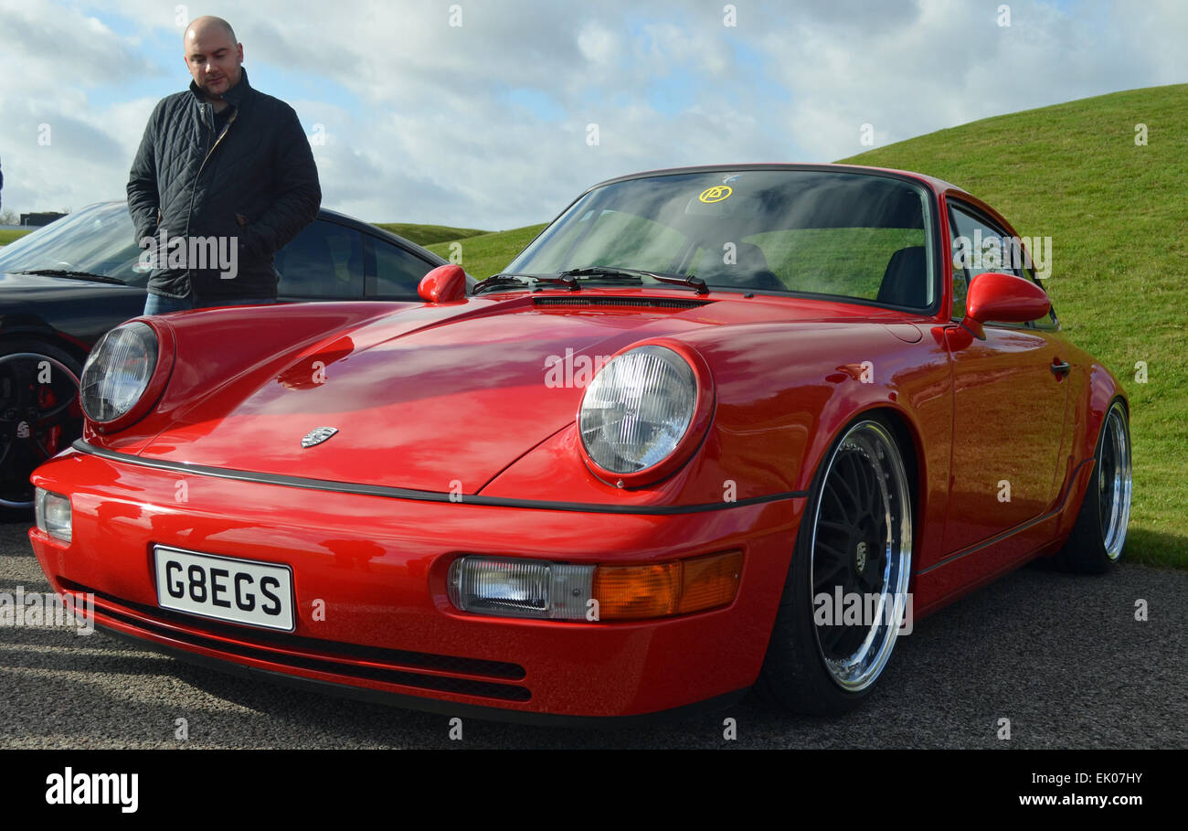 Red Porsche 968 Stock Photo - Alamy