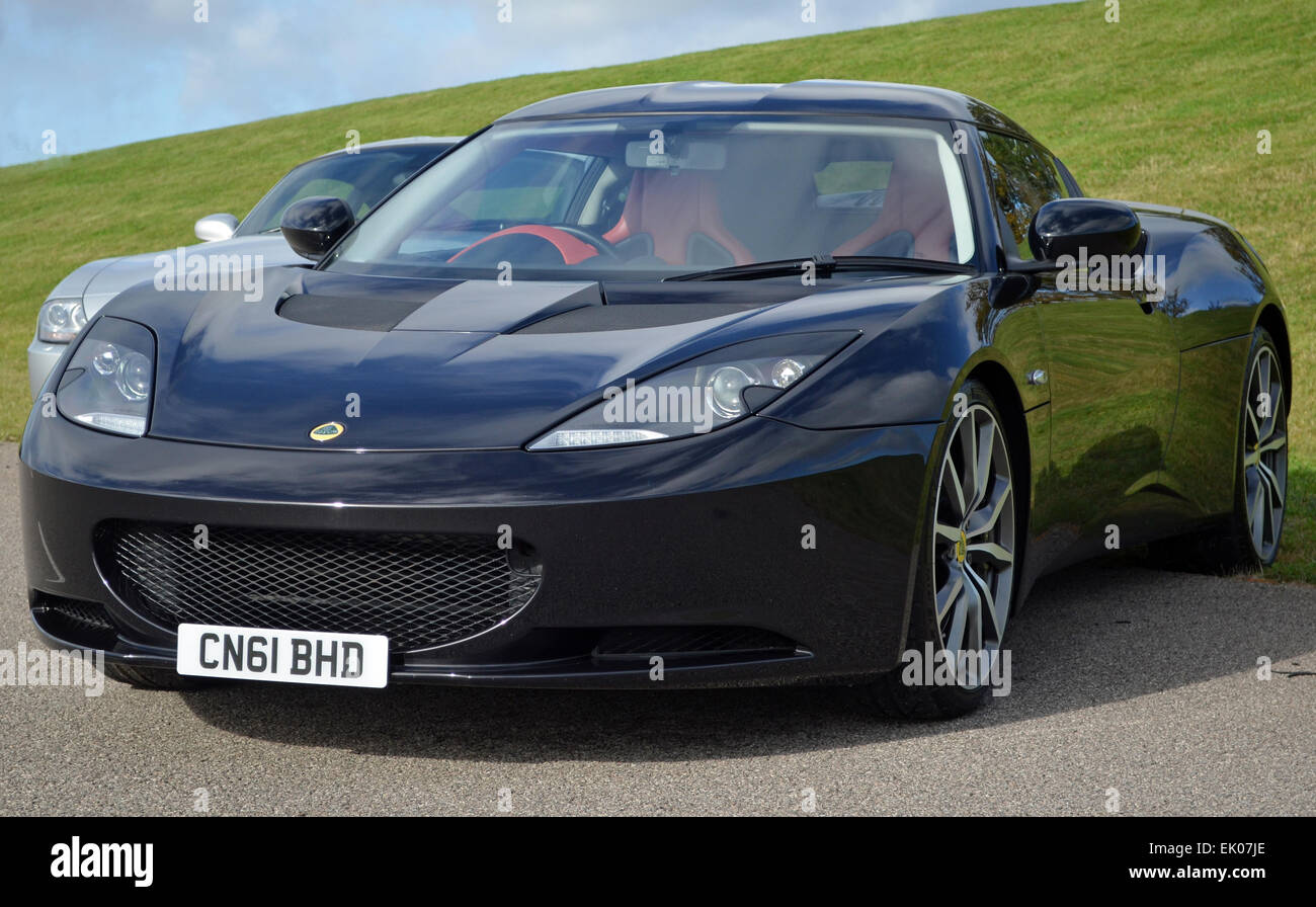Black Lotus Evora Stock Photo - Alamy