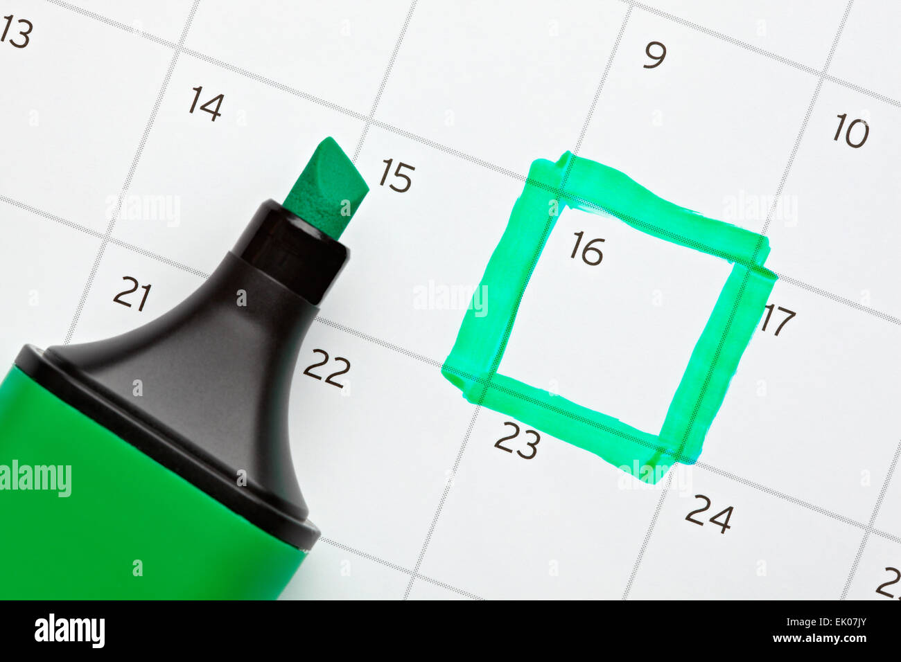 Planner date hi-res stock photography and images - Alamy