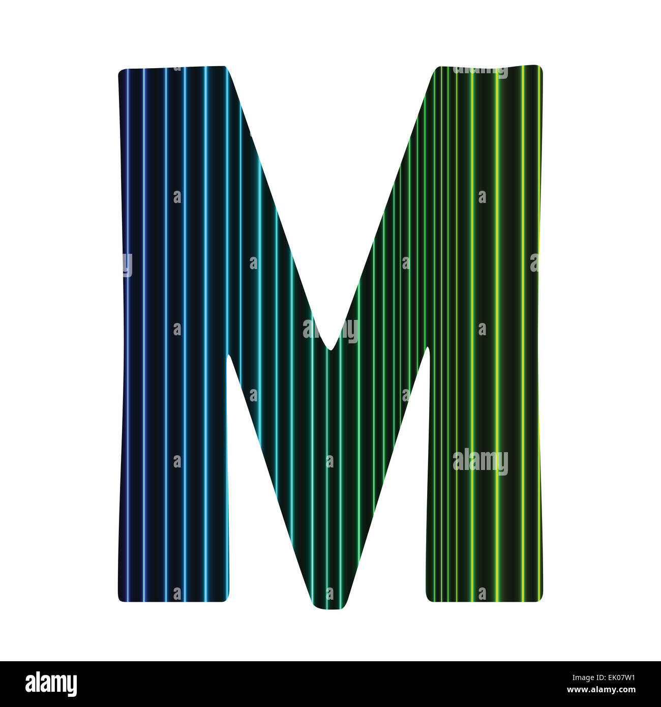 neon letter M Stock Photo - Alamy