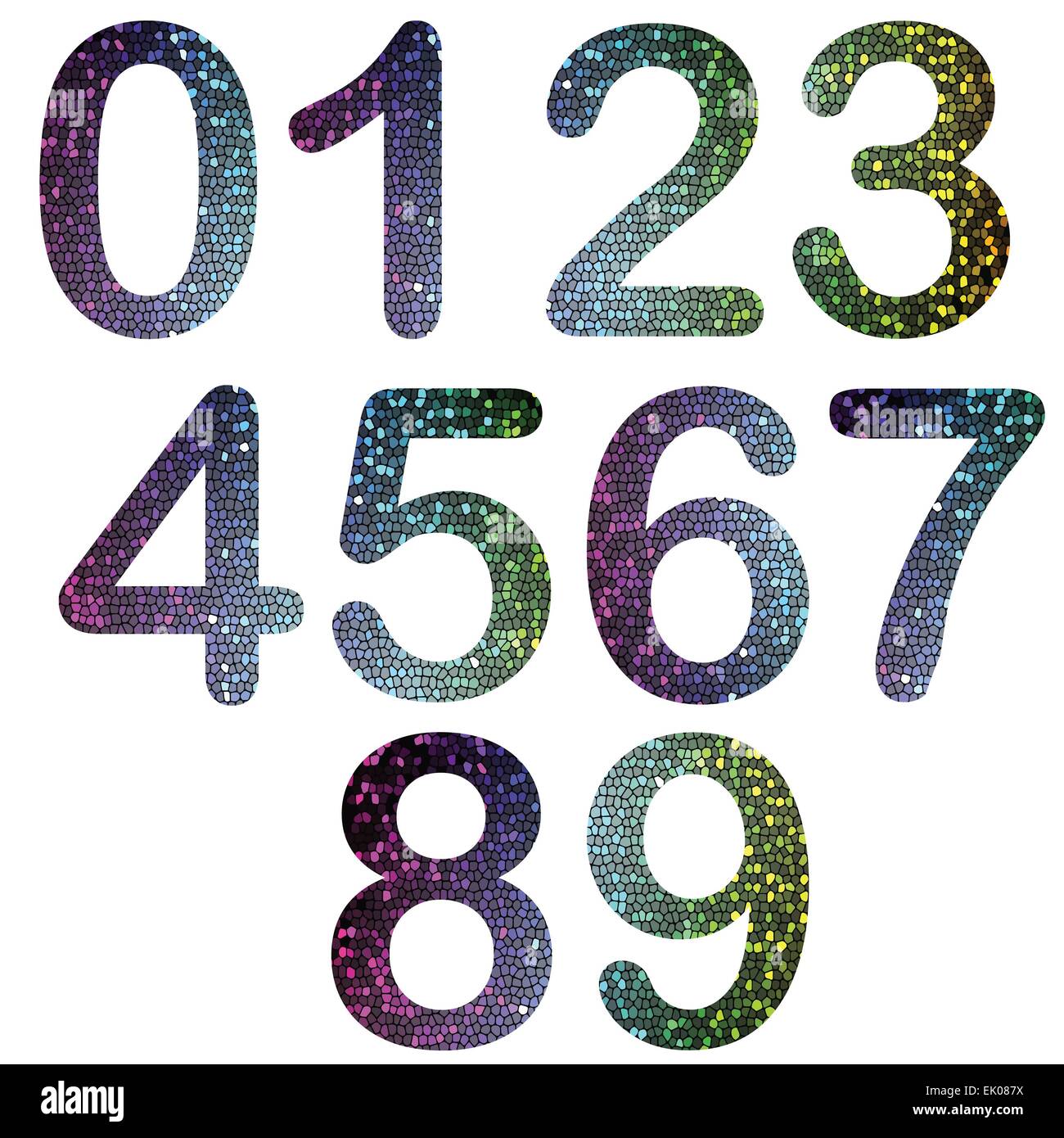 Numbers sketch zero one hi-res stock photography and images - Alamy