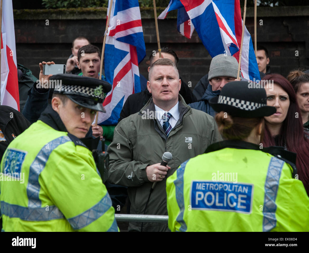 Paul golding leader britain first hi-res stock photography and images ...