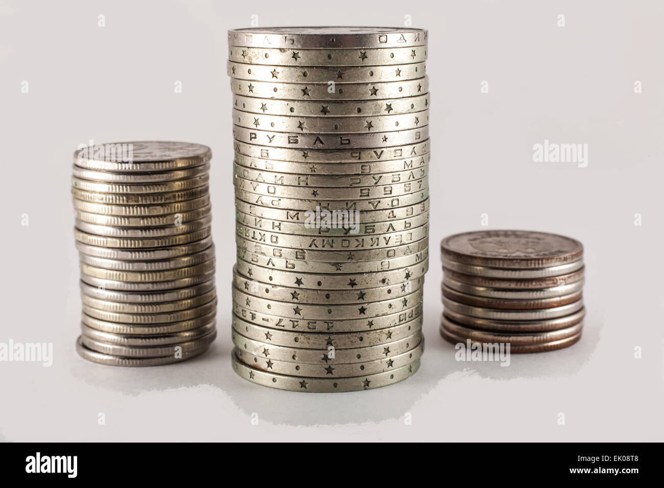 stack of Soviet rubles Stock Photo - Alamy
