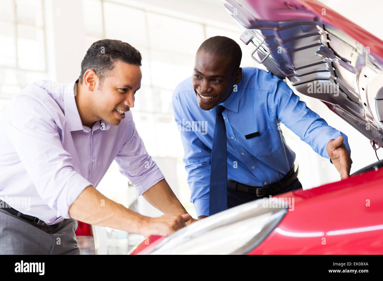 Happy sales people hi-res stock photography and images - Alamy