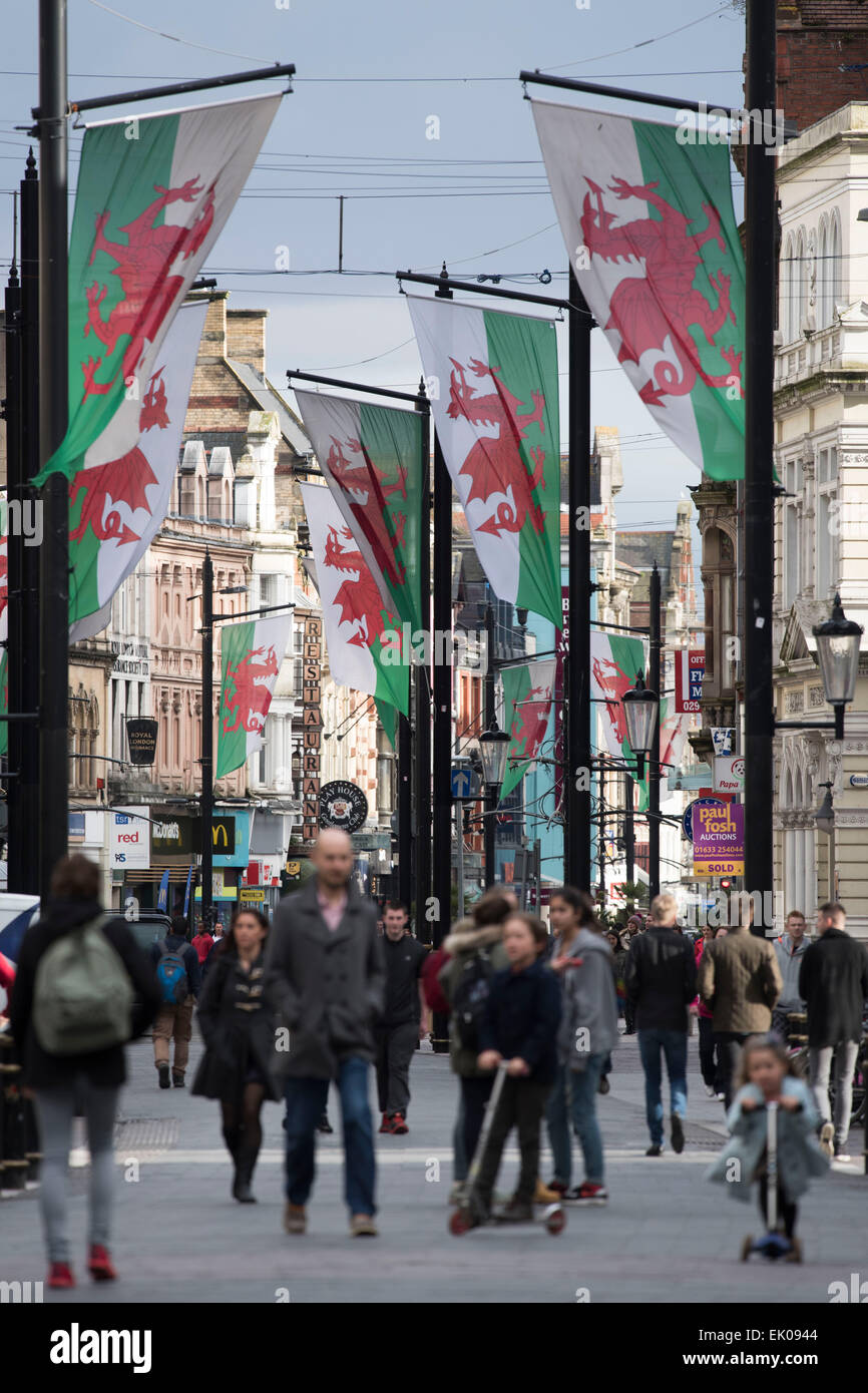St marys street cardiff wales hi-res stock photography and images - Alamy