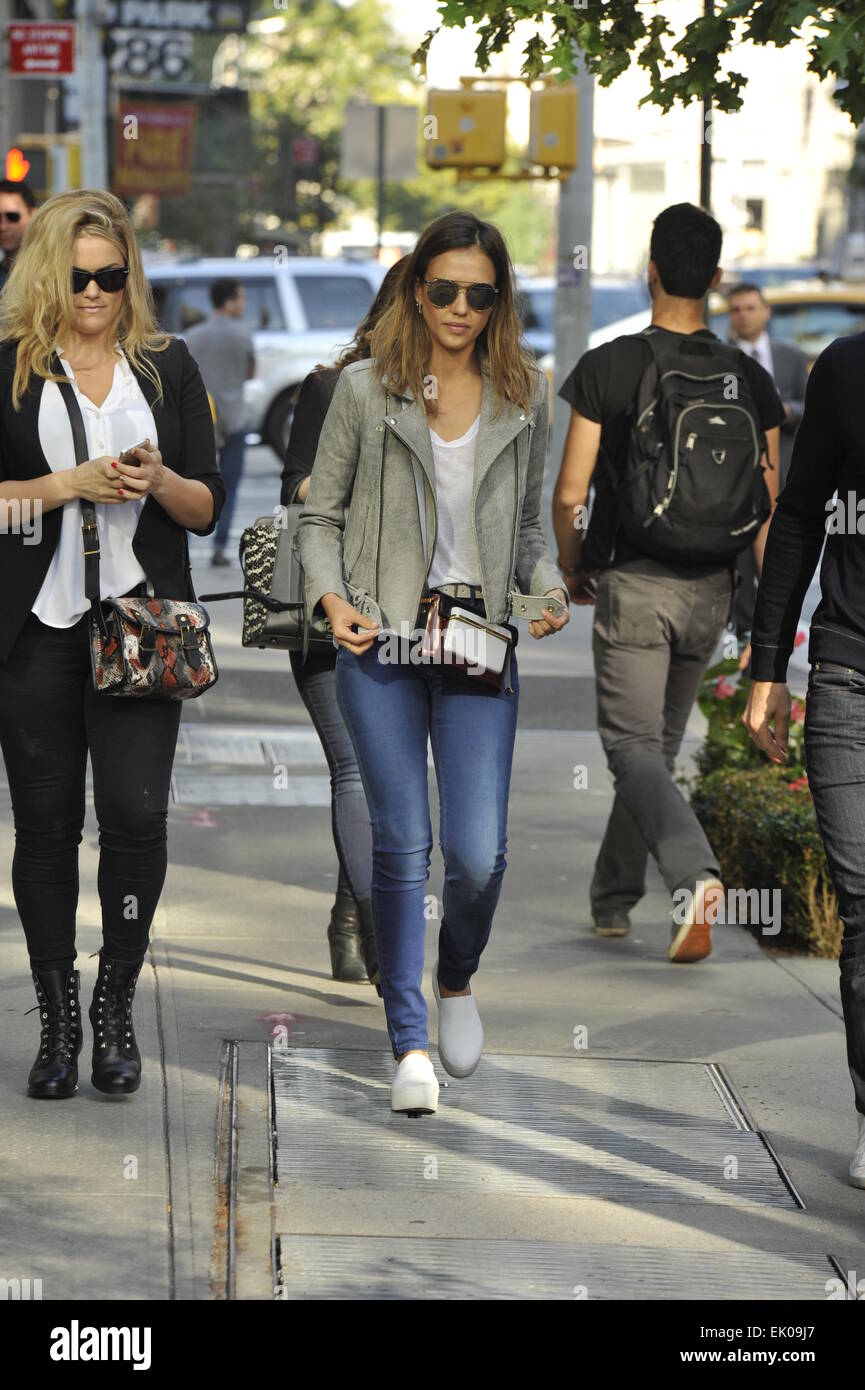 Jessica Alba out in Soho with friends Featuring: Jessica Alba Where ...