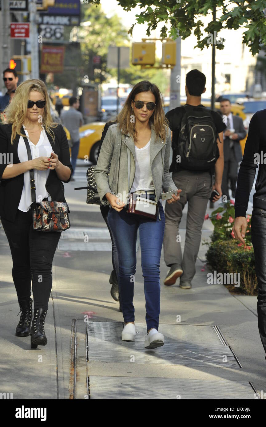 Jessica Alba out in Soho with friends Featuring: Jessica Alba Where ...