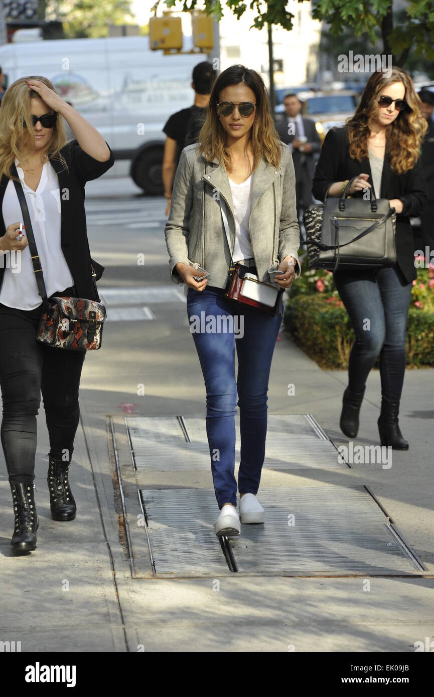 Jessica Alba out in Soho with friends Featuring: Jessica Alba Where ...