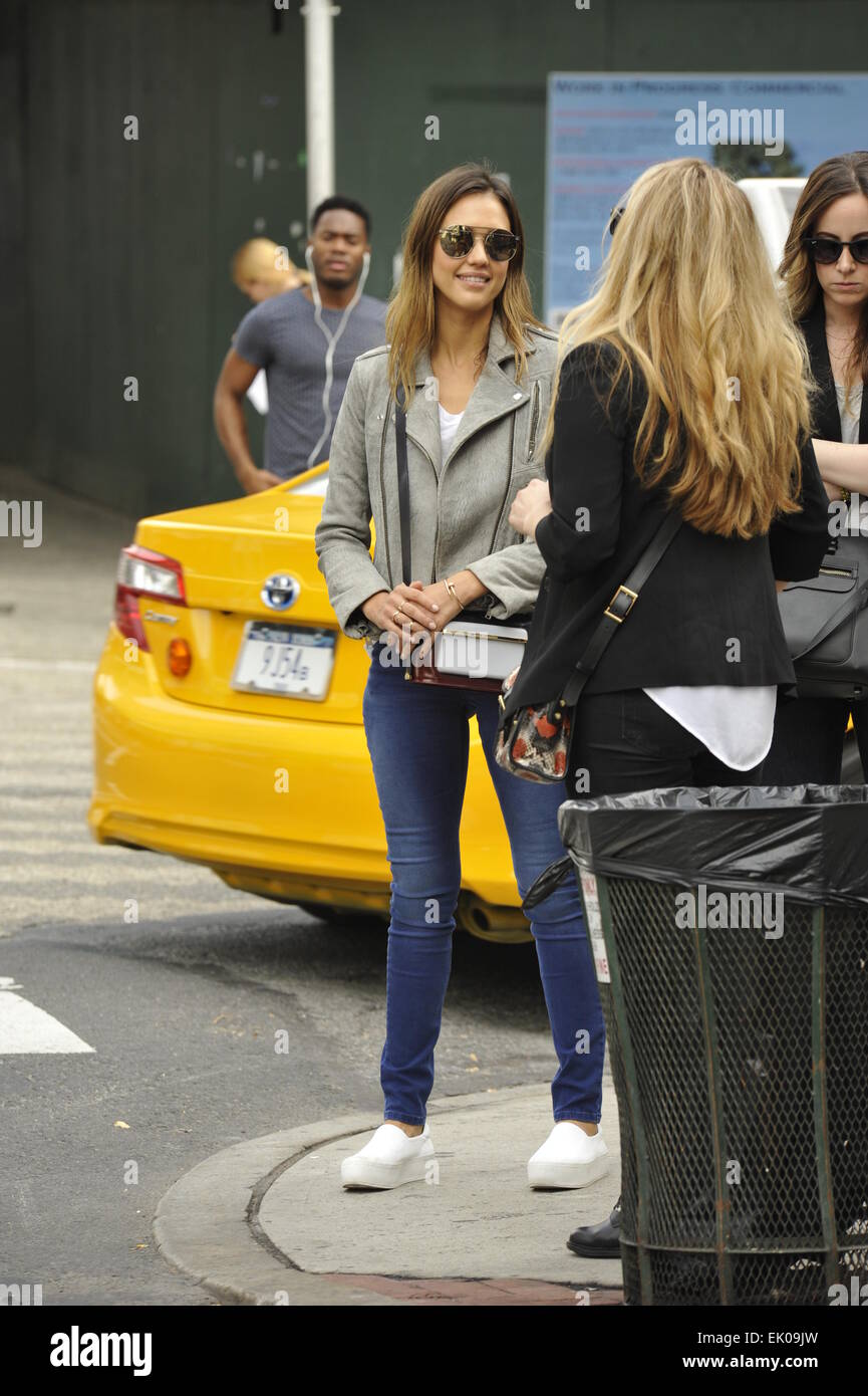 Jessica Alba out in Soho with friends Featuring: Jessica Alba Where ...