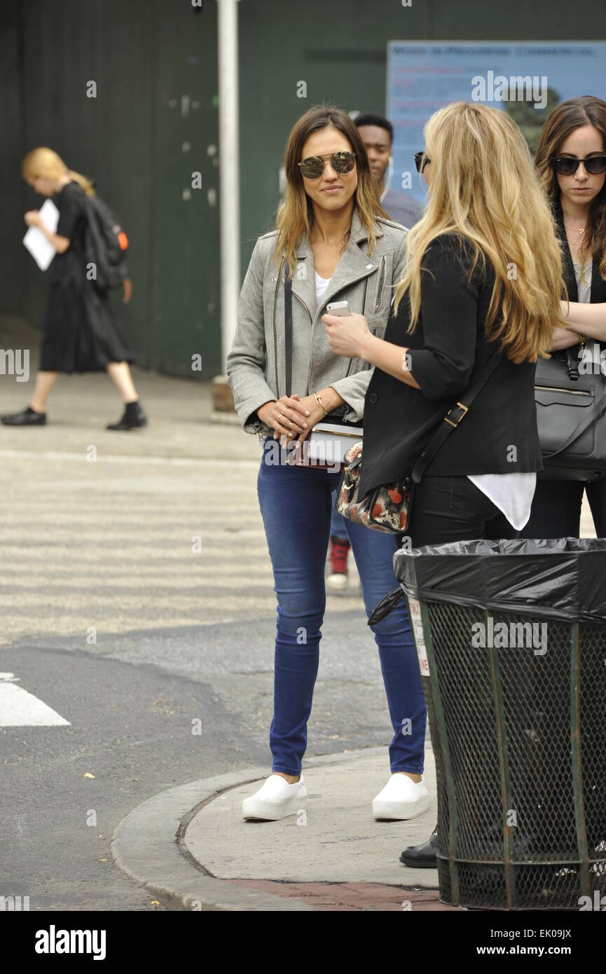 Jessica Alba out in Soho with friends Featuring: Jessica Alba Where ...