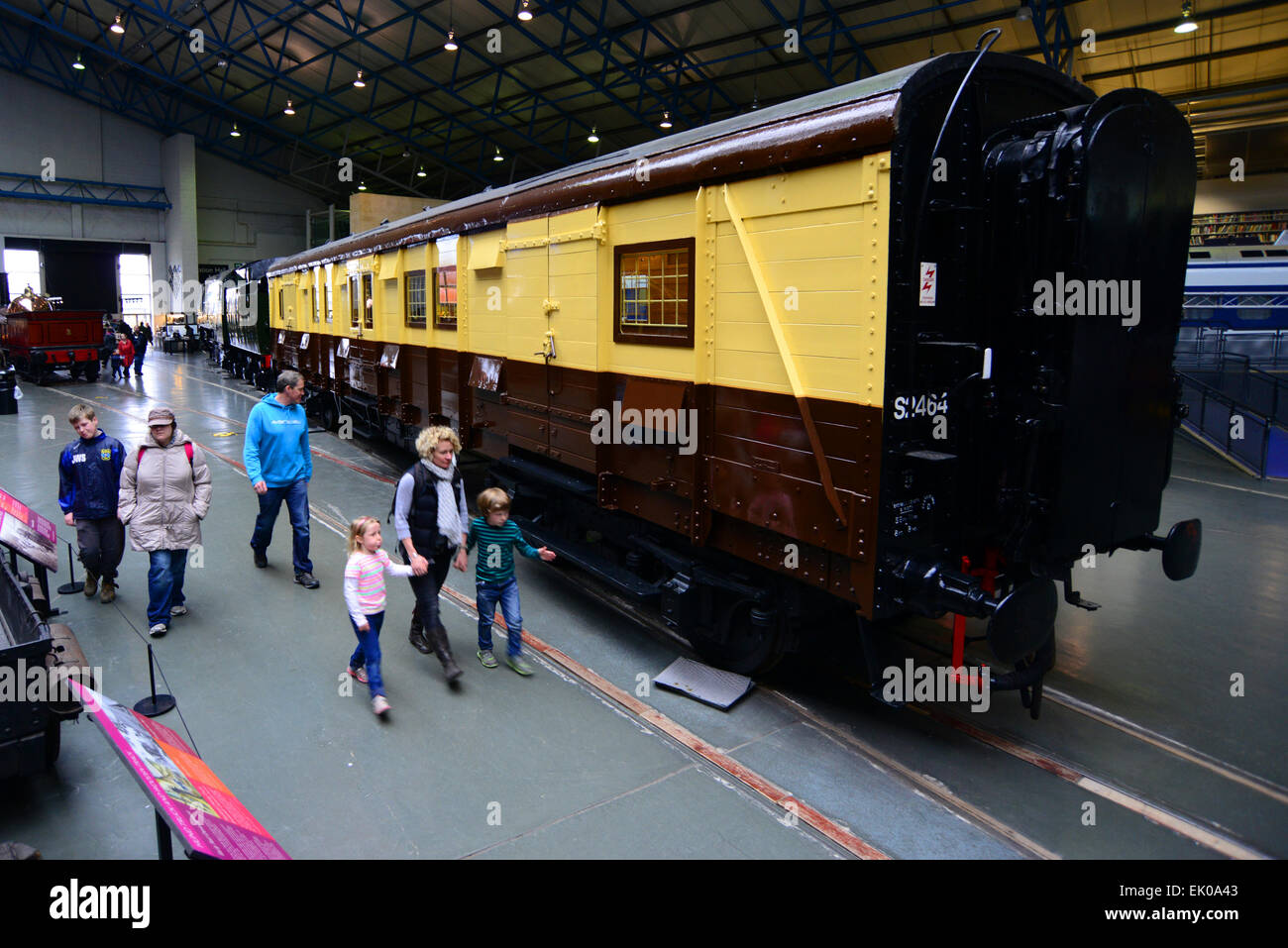 The Winston Churchill train at the National Railway Museum, York, UK ...