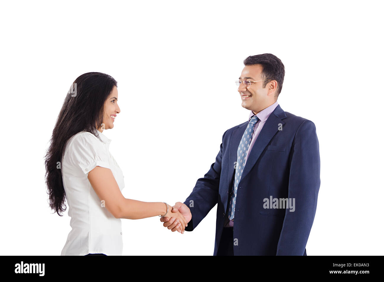 Businessman shaking partner hand Cut Out Stock Images & Pictures - Alamy