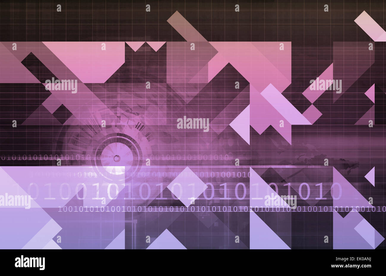 Futuristic Abstract Design Color Art with Spheres Stock Photo - Alamy