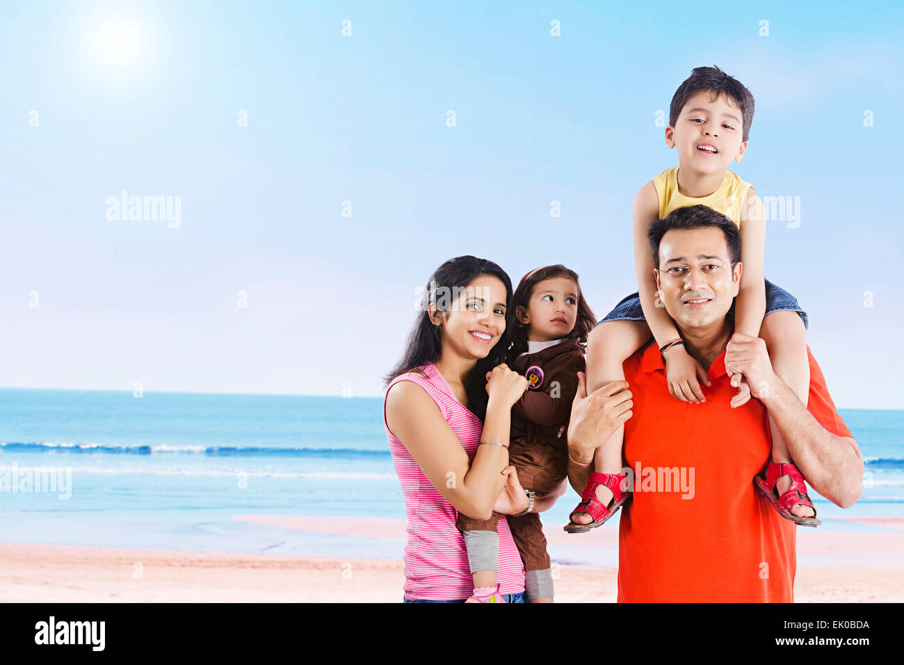 Kids playing on the beach closeup hi-res stock photography and images ...