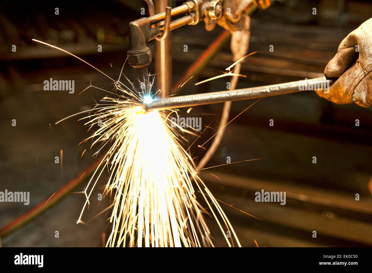 Hand Forging Steal Stock Photo - Alamy