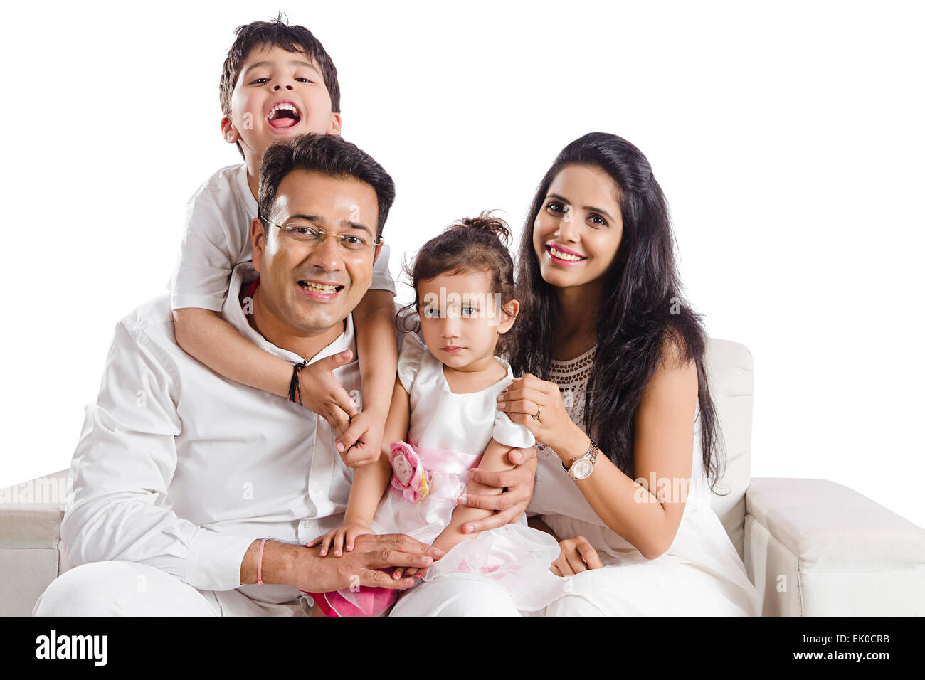 Indian parents kids cheering hi-res stock photography and images - Alamy