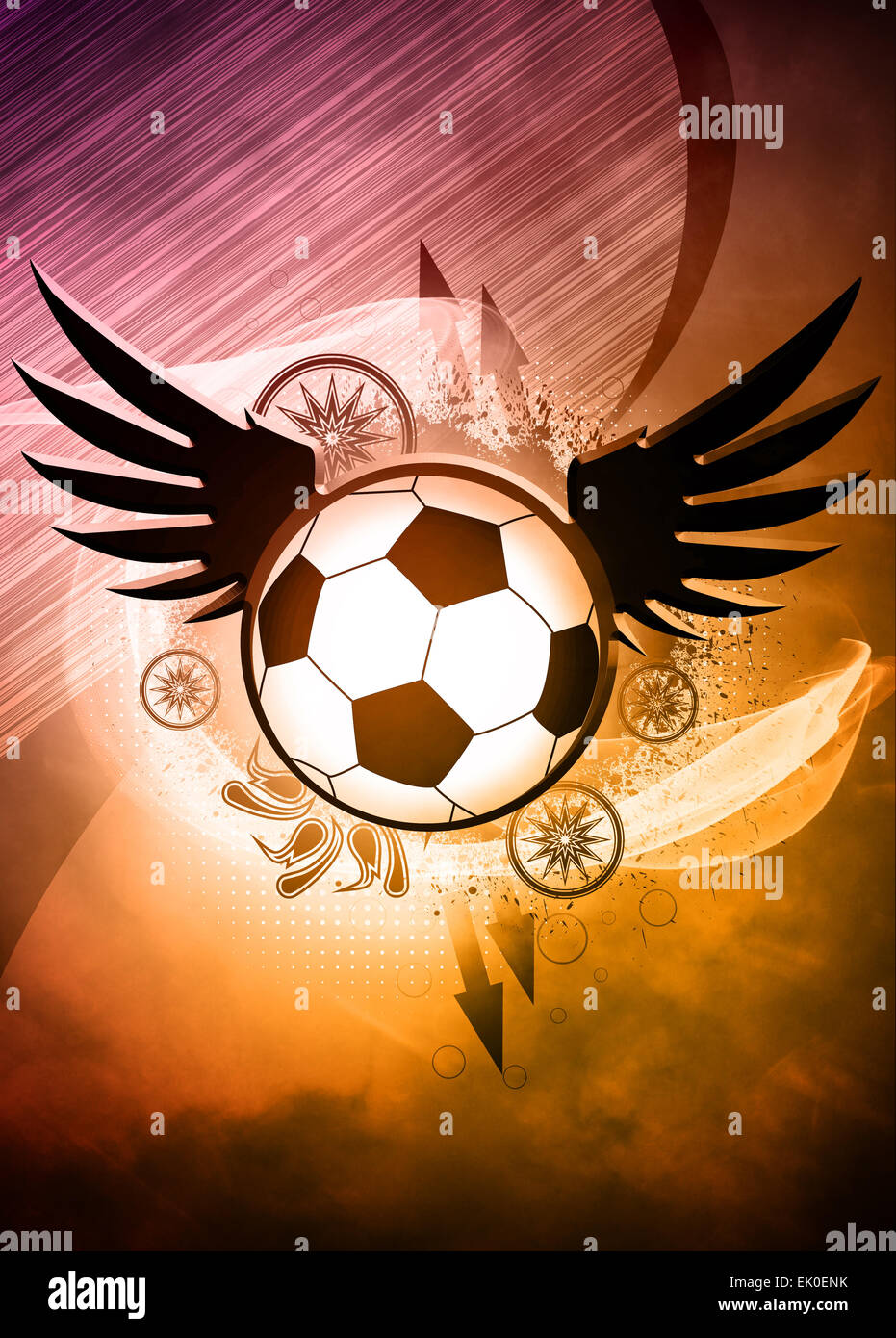 Abstract soccer or football background with empty space Stock Photo - Alamy
