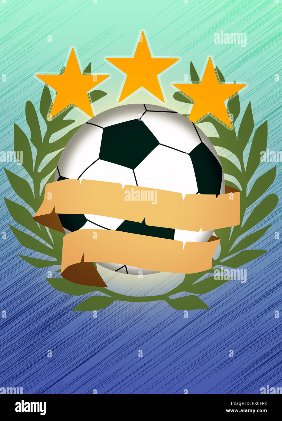Abstract soccer or football background with empty space Stock Photo - Alamy