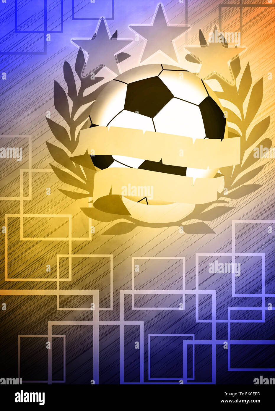 Abstract soccer or football background with empty space Stock Photo - Alamy