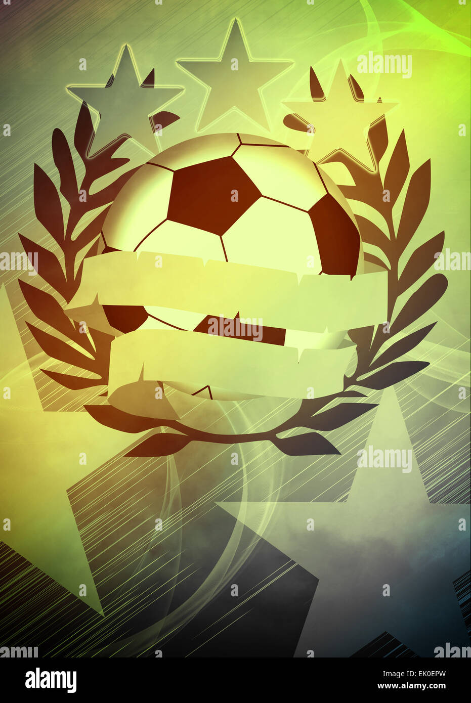Abstract soccer or football background with empty space Stock Photo - Alamy