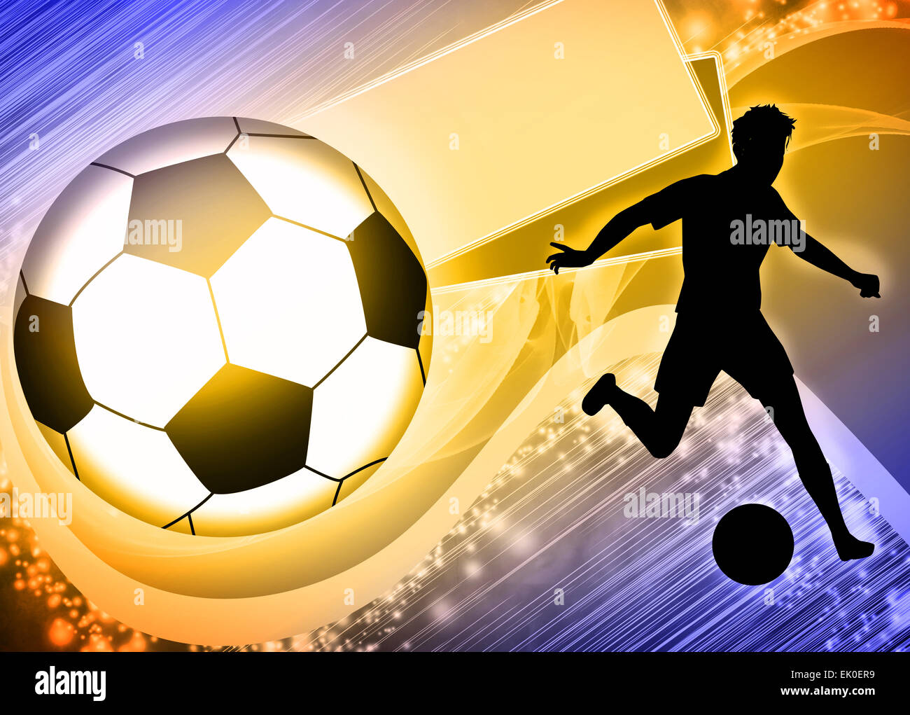 Abstract soccer or football background with empty space Stock Photo - Alamy