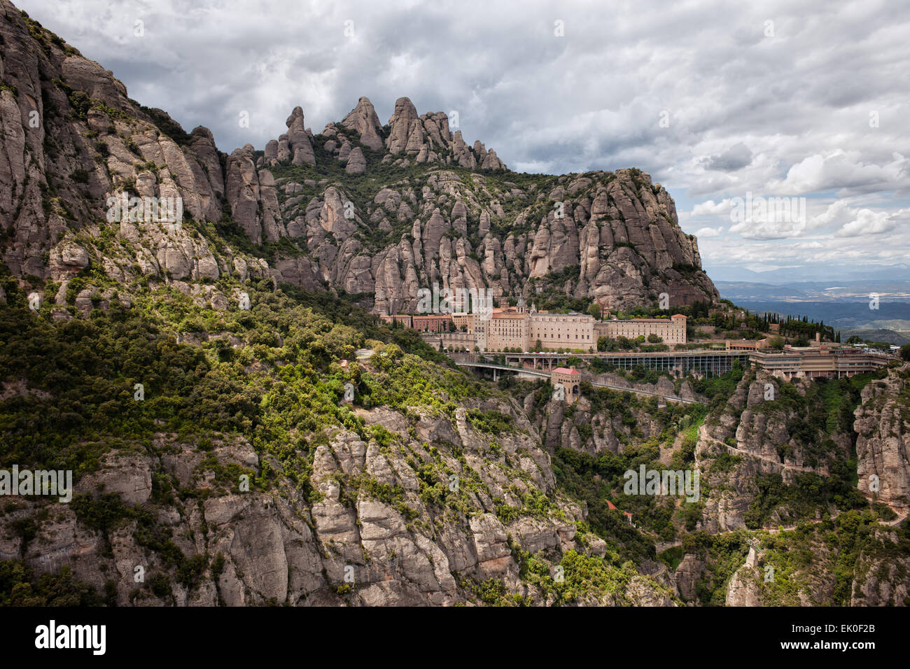 Montserrat mountains and monastery in Catalonia, Spain Stock Photo - Alamy