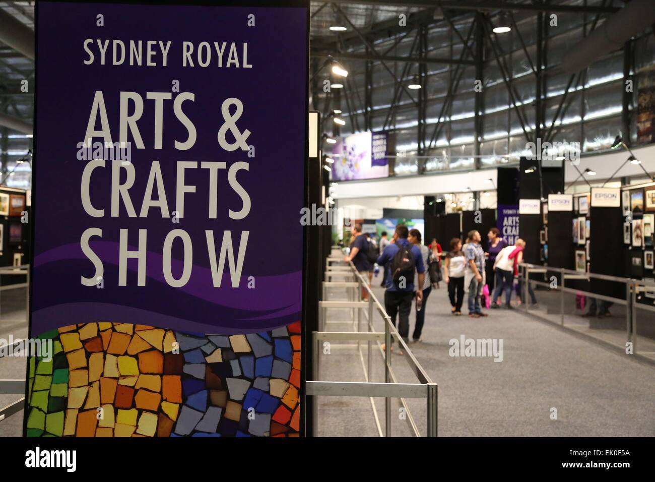 Arts and crafts on display at the Sydney Royal Easter Show. Credit ...
