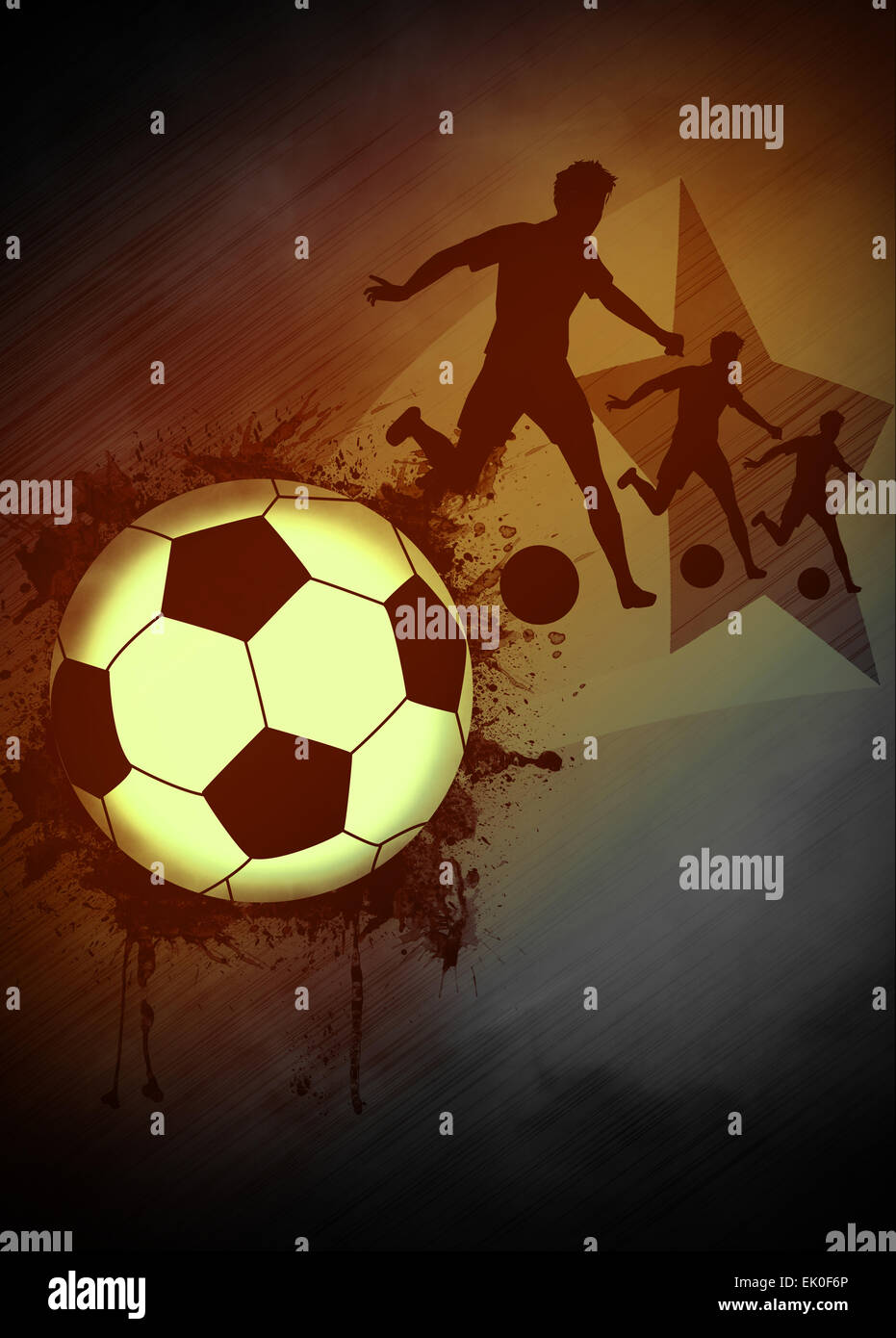 Abstract soccer or football background with empty space Stock Photo - Alamy
