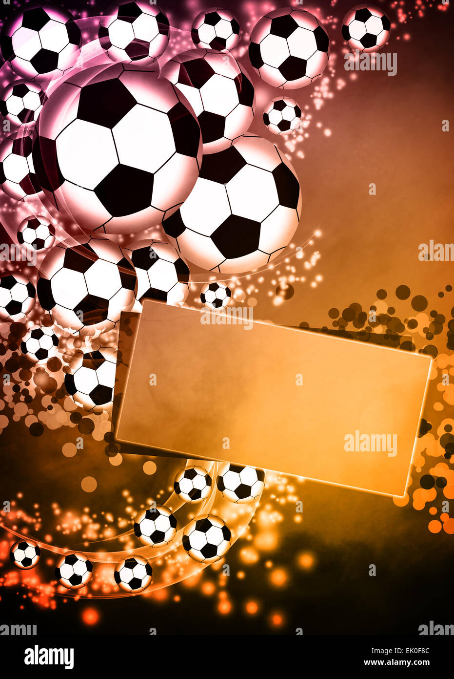 Abstract soccer or football background with empty space Stock Photo - Alamy